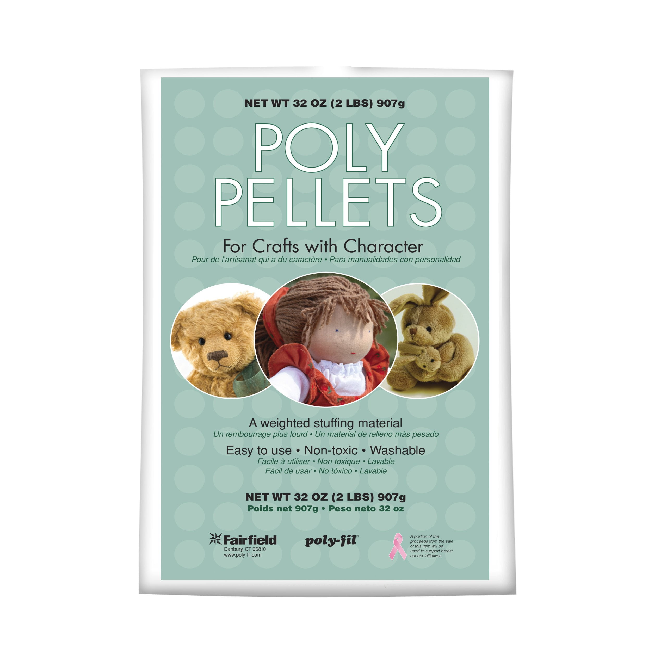 Fairfield Poly-Pellets Weighted Stuffing Beads - Walmart.com