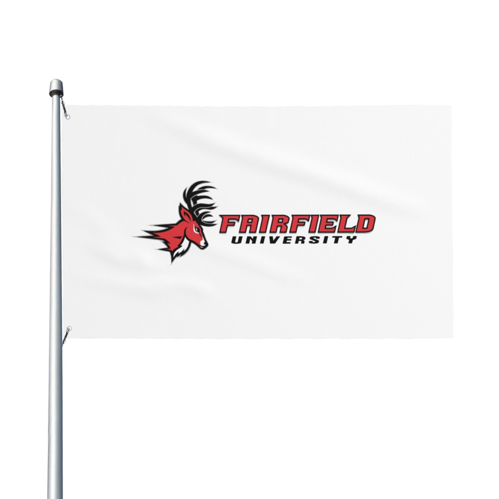 Fairfield University Flag 3x5 Outdoor ,Sewn Stripes, Stronger Brass ...