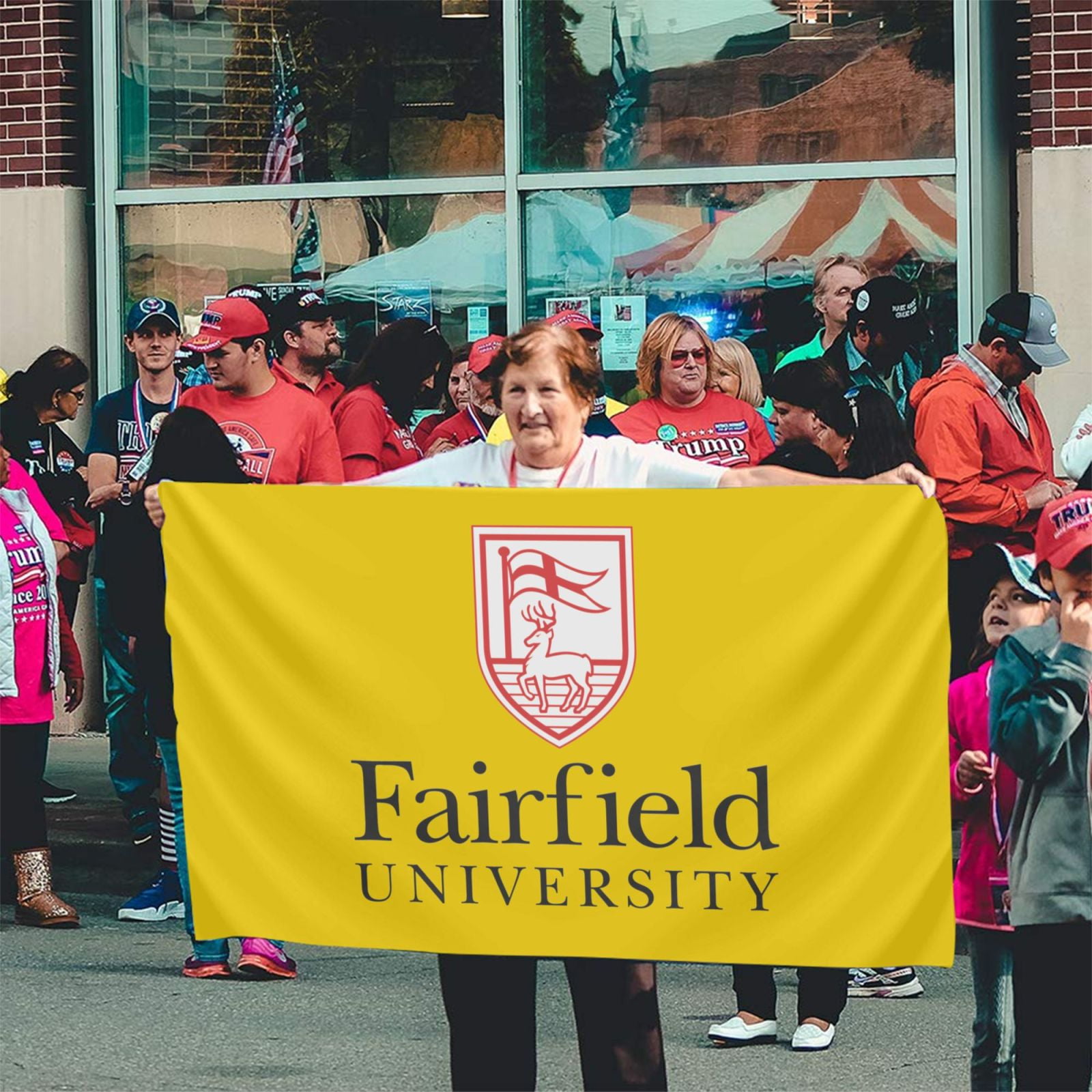 Fairfield University Logo Banner Breeze Flag Outdoor Flags Home Flag ...