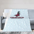 Fairfield University Logo Blanket Large Luxury Fleece Soft Anti-Static ...