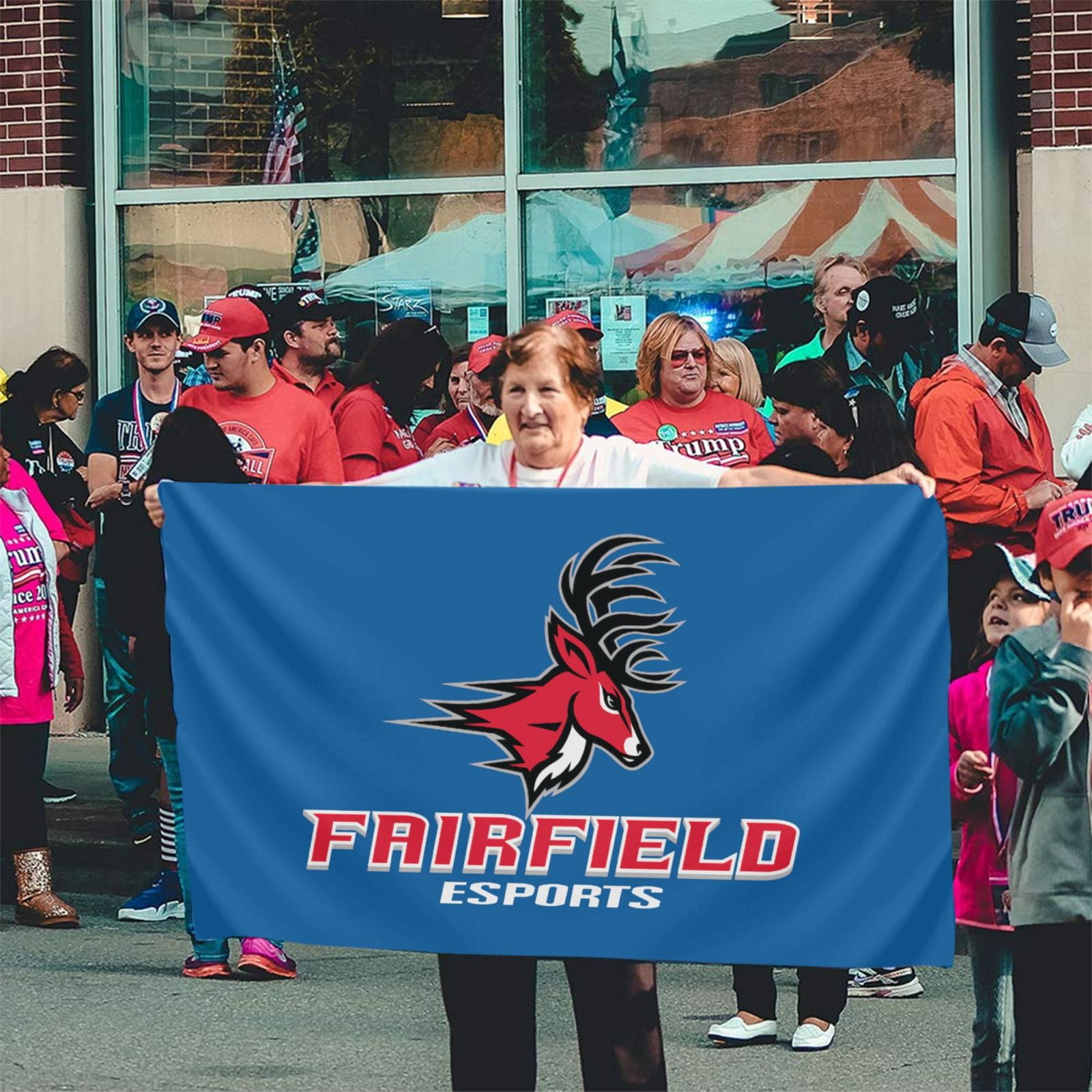 Fairfield University Logo Flag 3x5ft, Home Garden Flag, Suitable For ...