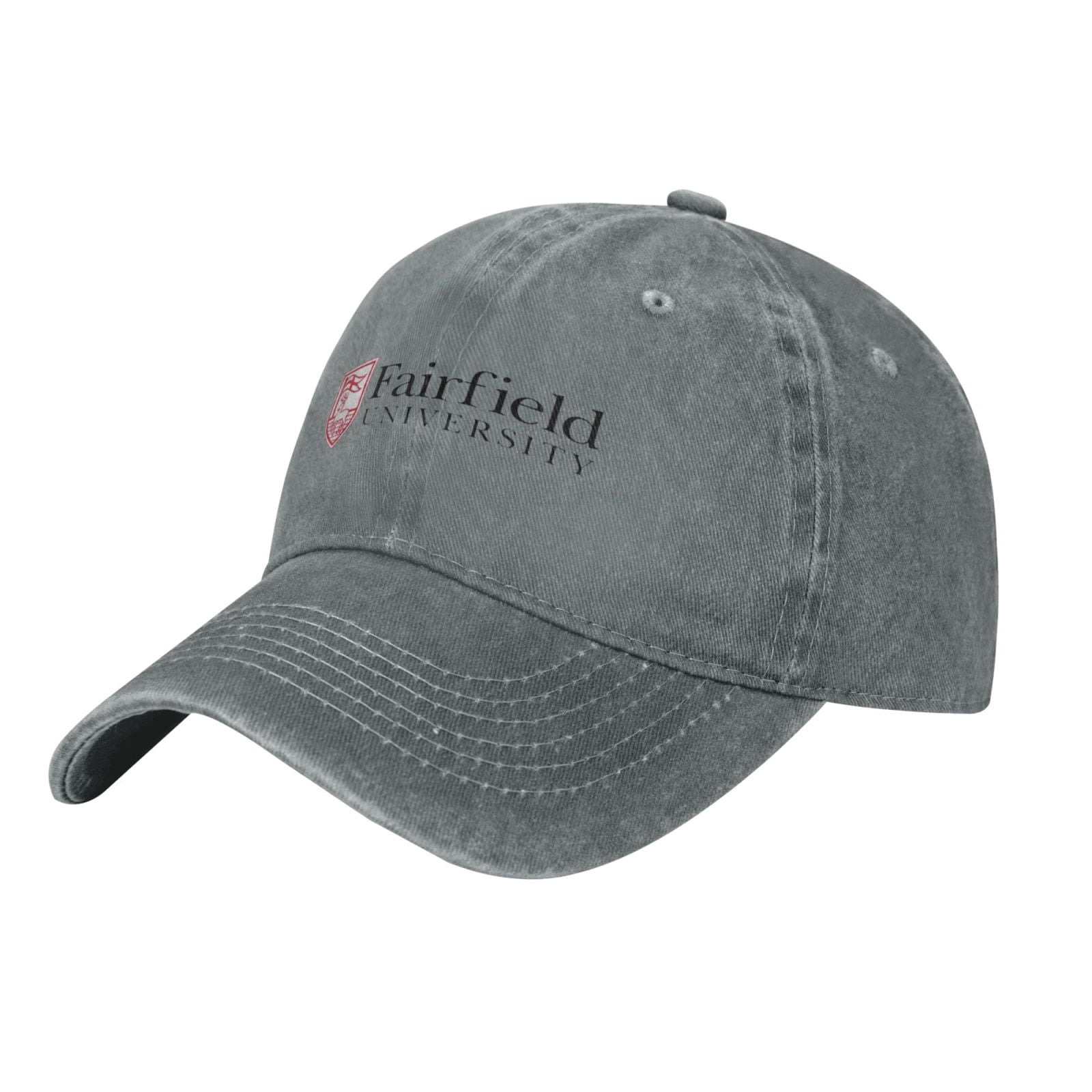 Fairfield University Logo Hat Adjustable Baseball Cap Cotton Cowboy Hat ...