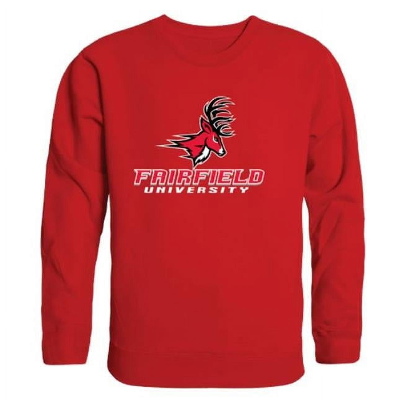 Fairfield University Stags College Crewneck Sweatshirt, Red - Medium ...