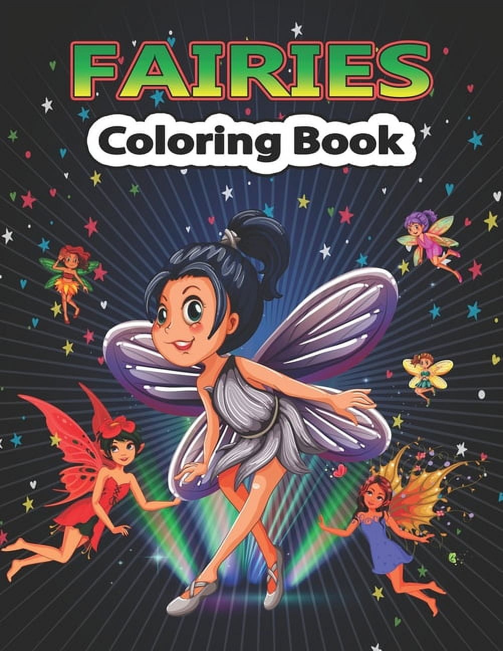 Fairies Coloring Book: Creative Haven Magical Fairies Coloring Book for ...