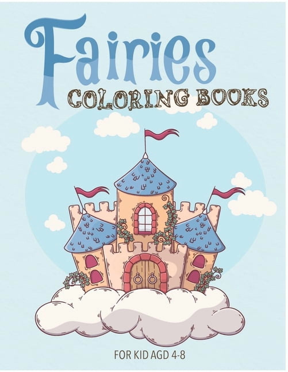 Fairies Coloring Book: Fairies fasting coloring book for kids ...