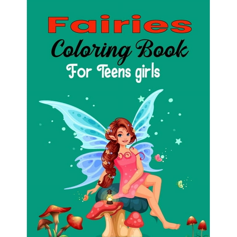 mystical fairy coloring pages