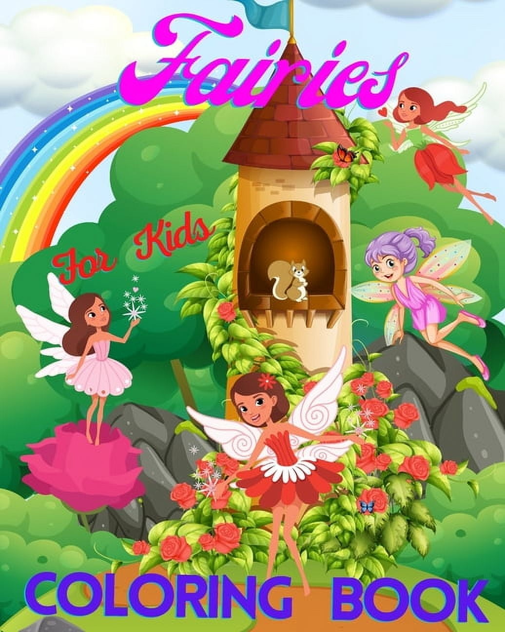Fairies Coloring Book for Kids: With Magical Fantasy Fairy Tale ...
