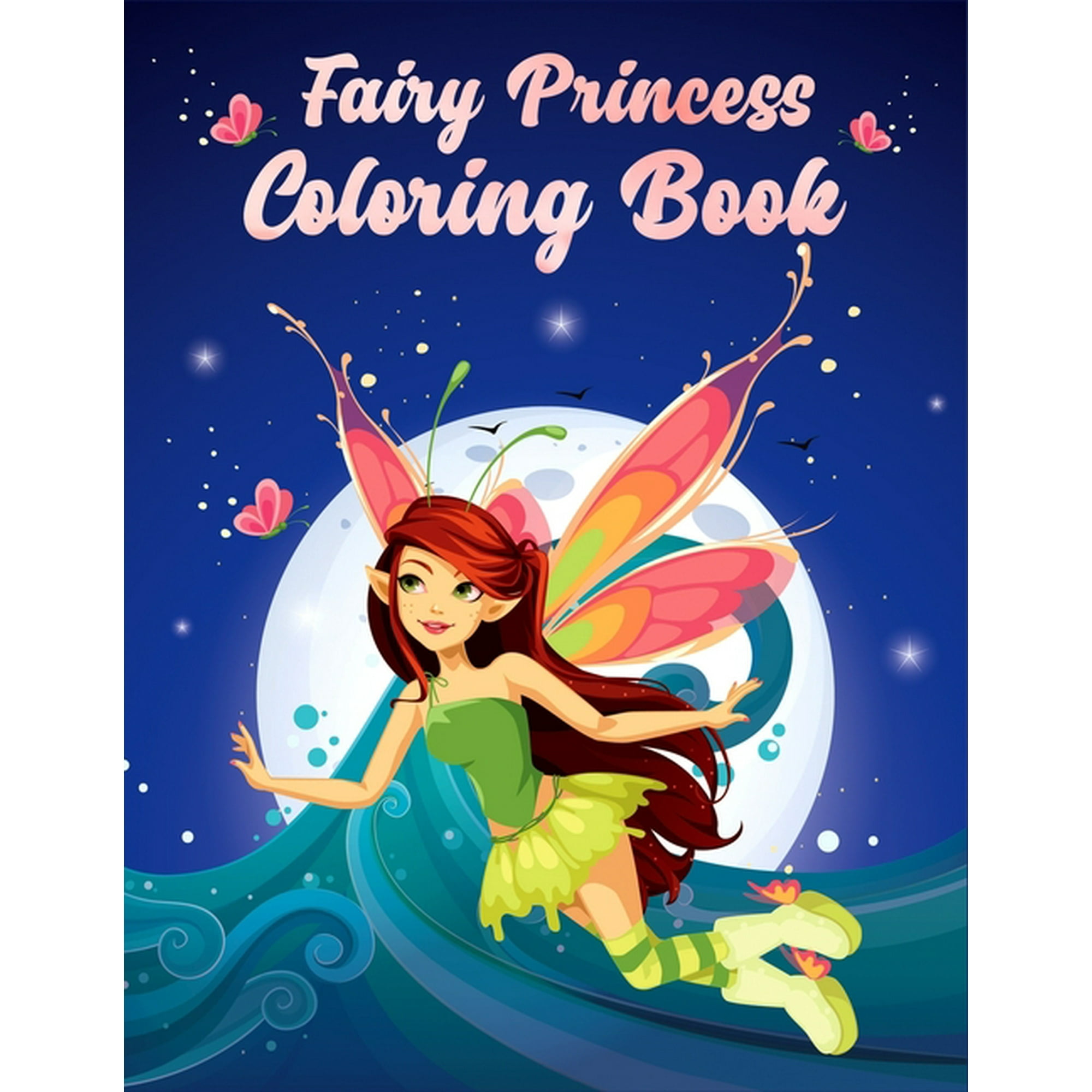Fairy Princess Coloring Pages For Kids