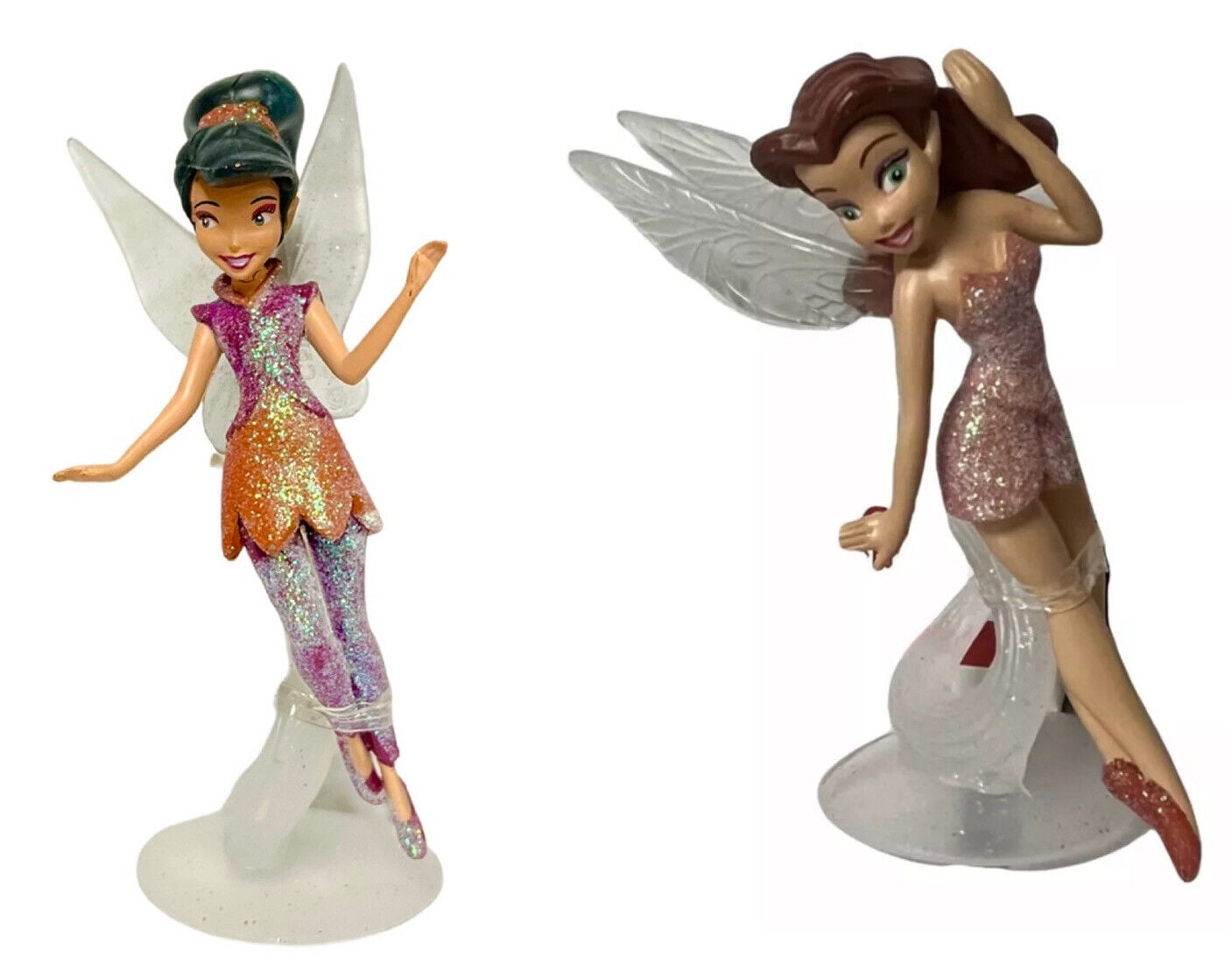 Fairies Rosetta & Vidia 4" Fly Cake Topper PVC Figure Figurine Rare ...
