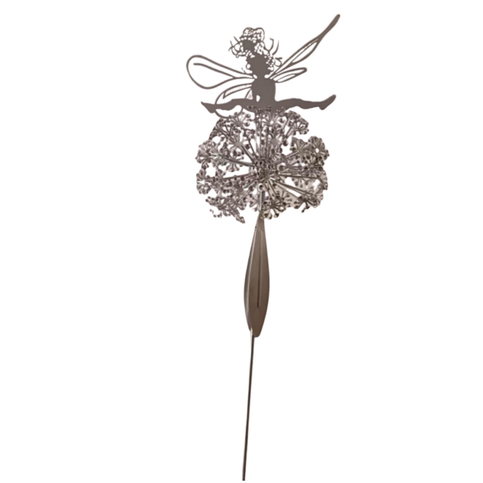 Fairies Wire Dandelion Stainless Garden Art Sculpture Steel Fairy ...