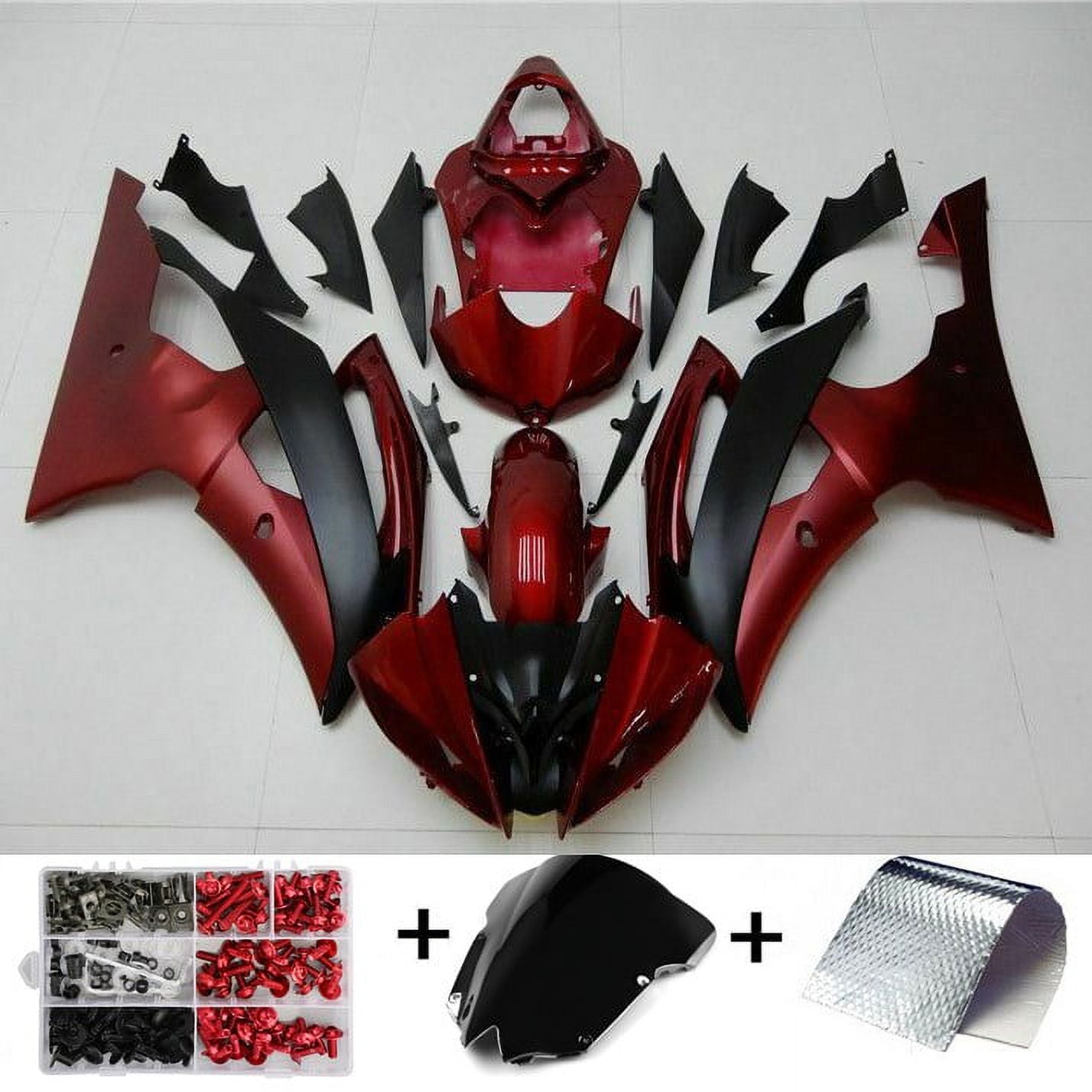 Fairing Injection Plastic Body Kit Fit For YAMAHA YZF-R6 2008-2016 ...