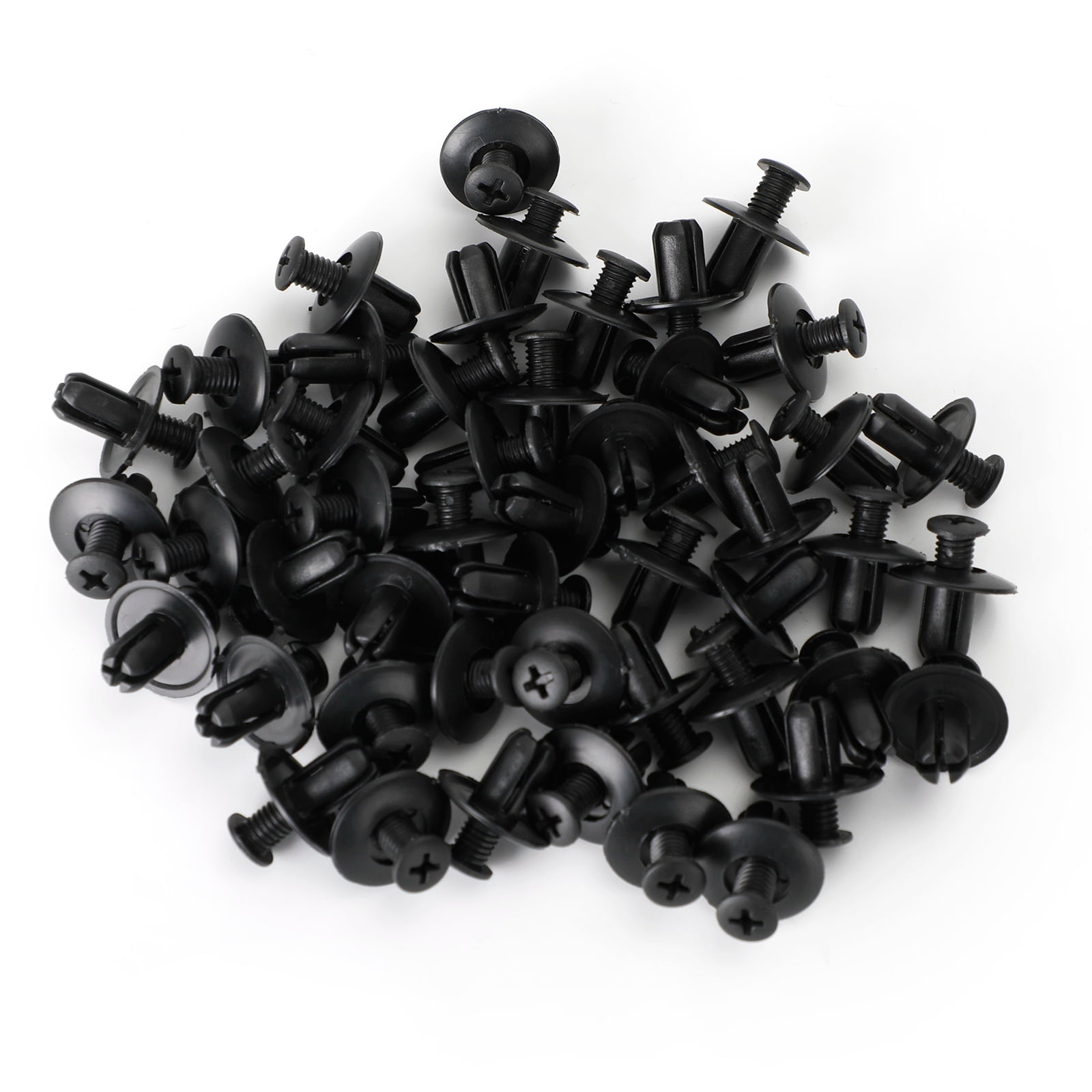Fairing Panel Bolt Clip 8mm 50pcs Black For Honda - Walmart.com