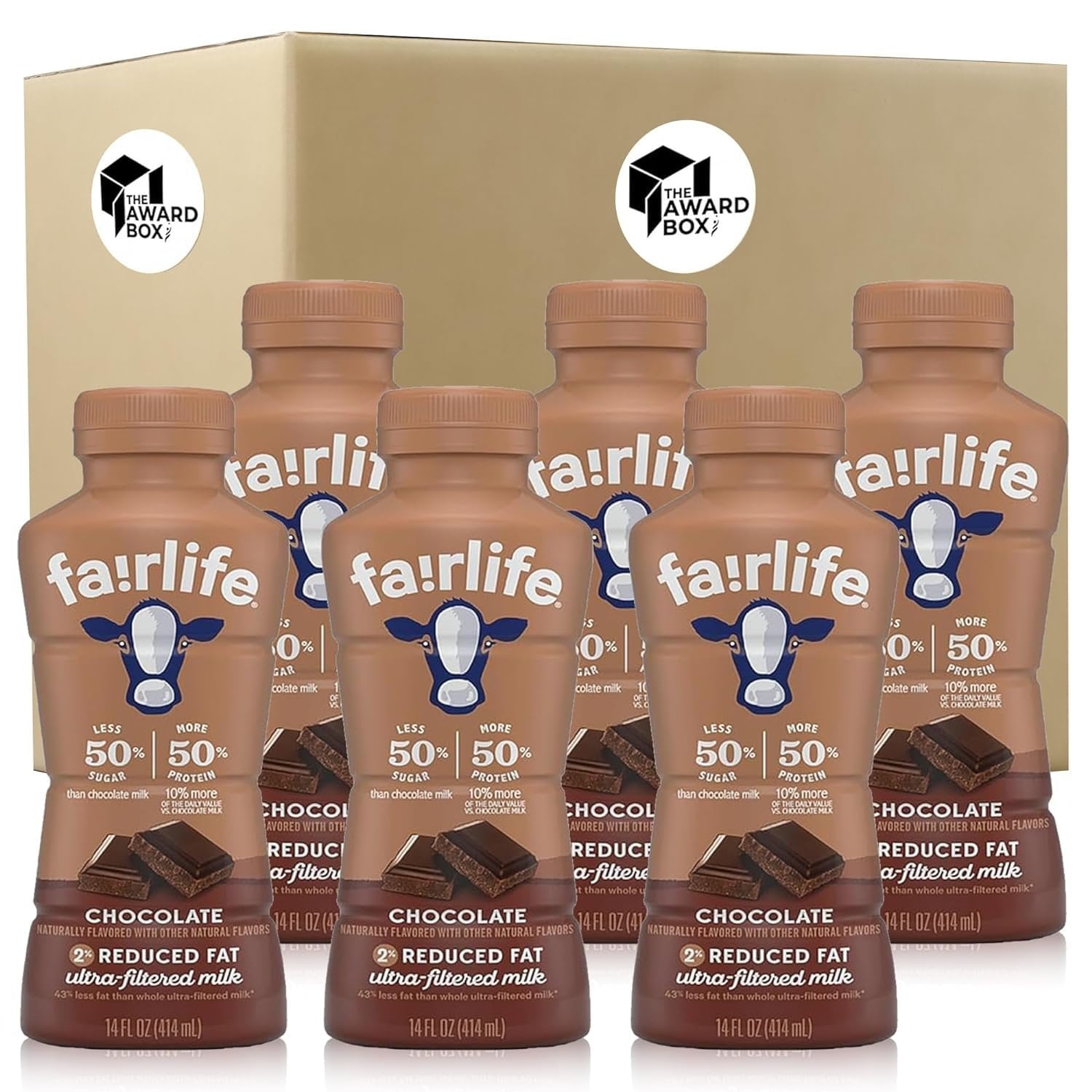 The Award Box, Fairlife 2% Ultra-Filtered Chocolate Milk, 23 g Protein ...