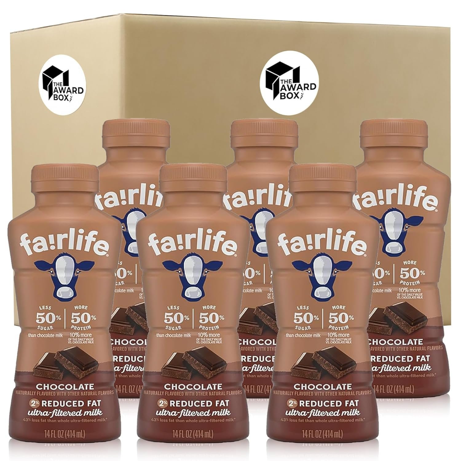 Fairlife 2 Percent Ultra-Filtered Milk Chocolate 6 Bottles Protein 23 g - 14 fl oz - Walmart.com