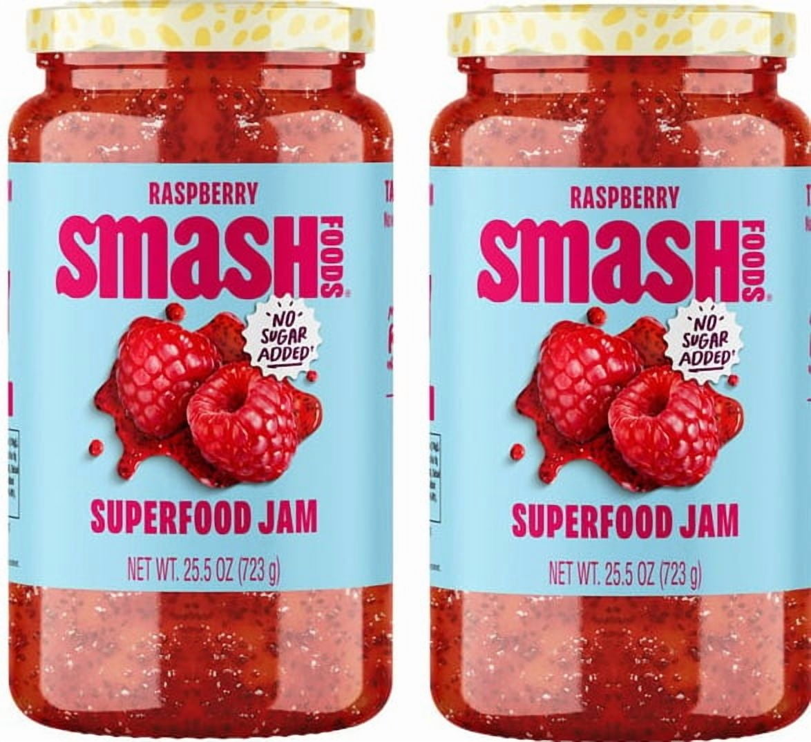 2 PACK | Smash Foods Raspberry Jam, 25.5 oz - Walmart.com