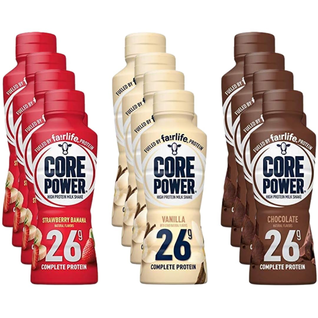 Free Shipping! fairlife Core Power Milk Shakes 26g Protein Variety Pack ...