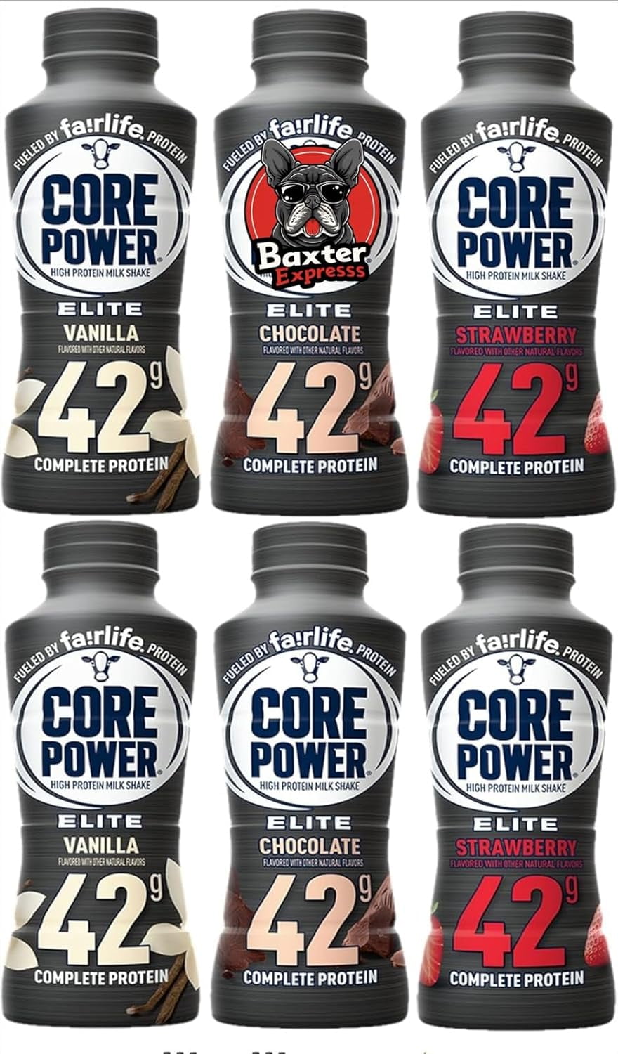 Fairlife Core Power Elite High Protein Milkshake, 1.48 oz (Pack of 12 ...