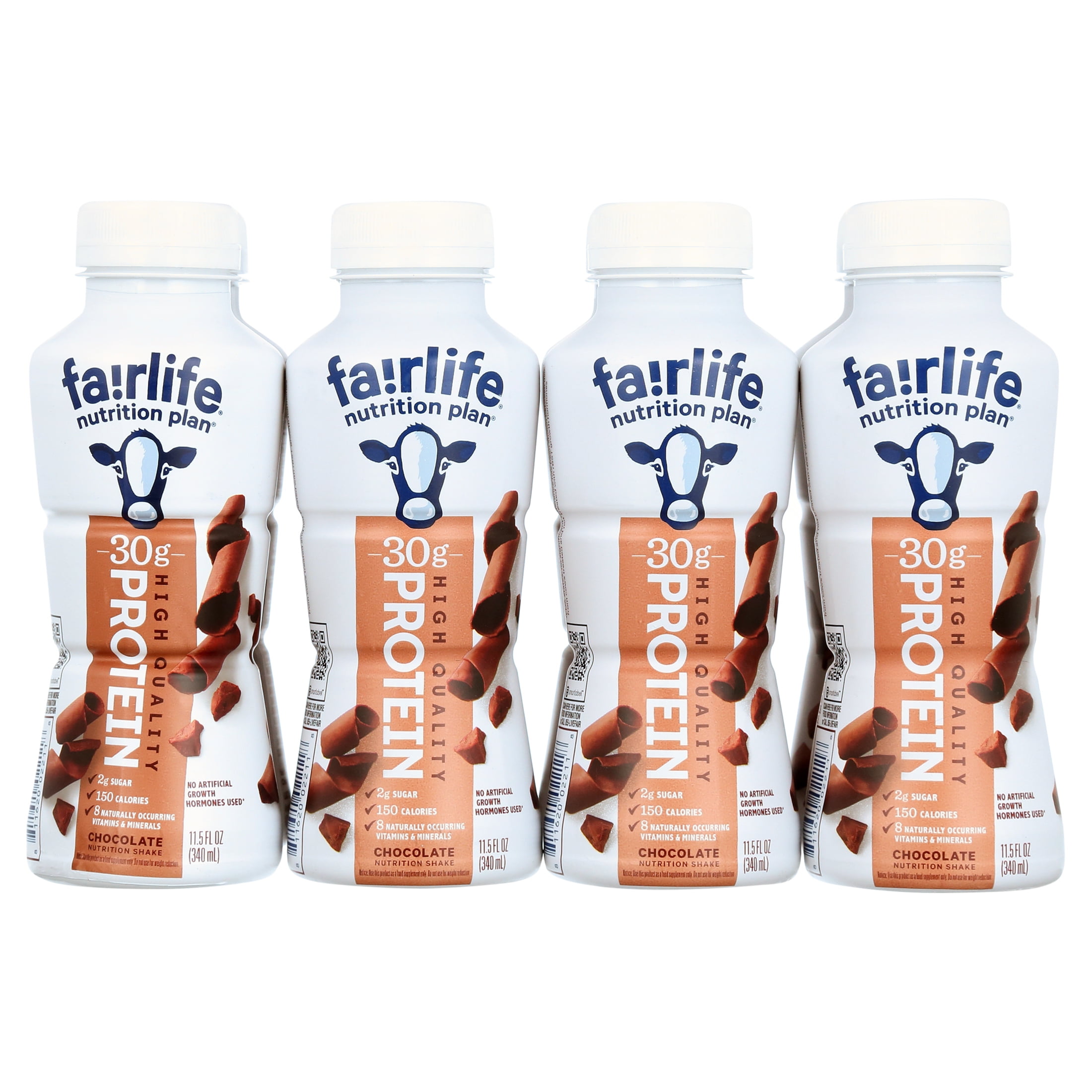 fairlife Nutrition Plan 30g Protein Shake, Chocolate, 11.5 fl oz, 8 ...