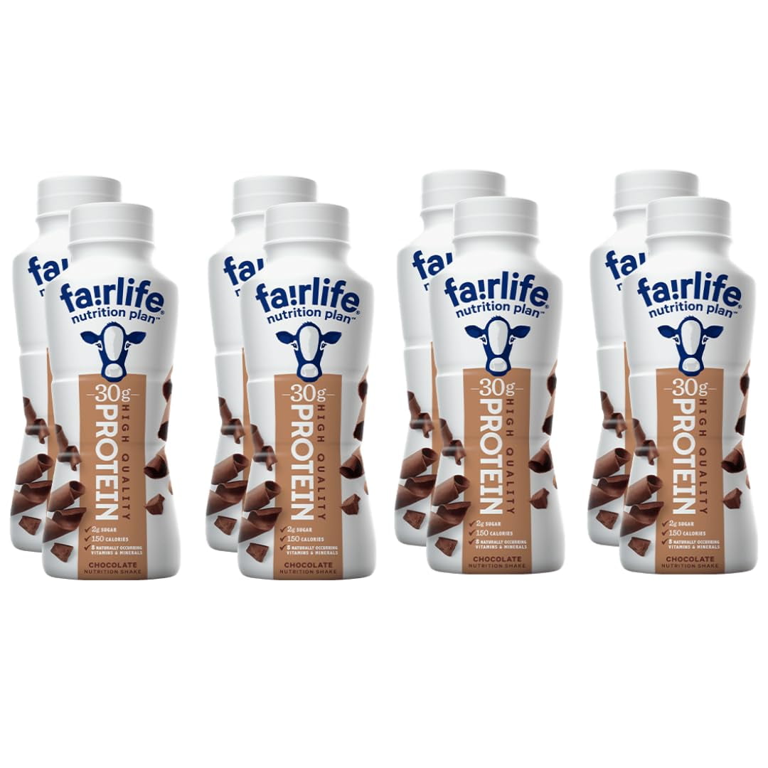 Fairlife Nutrition Plan Chocolate, 30 g. Protein Shake (8 Pack) - Walmart.com