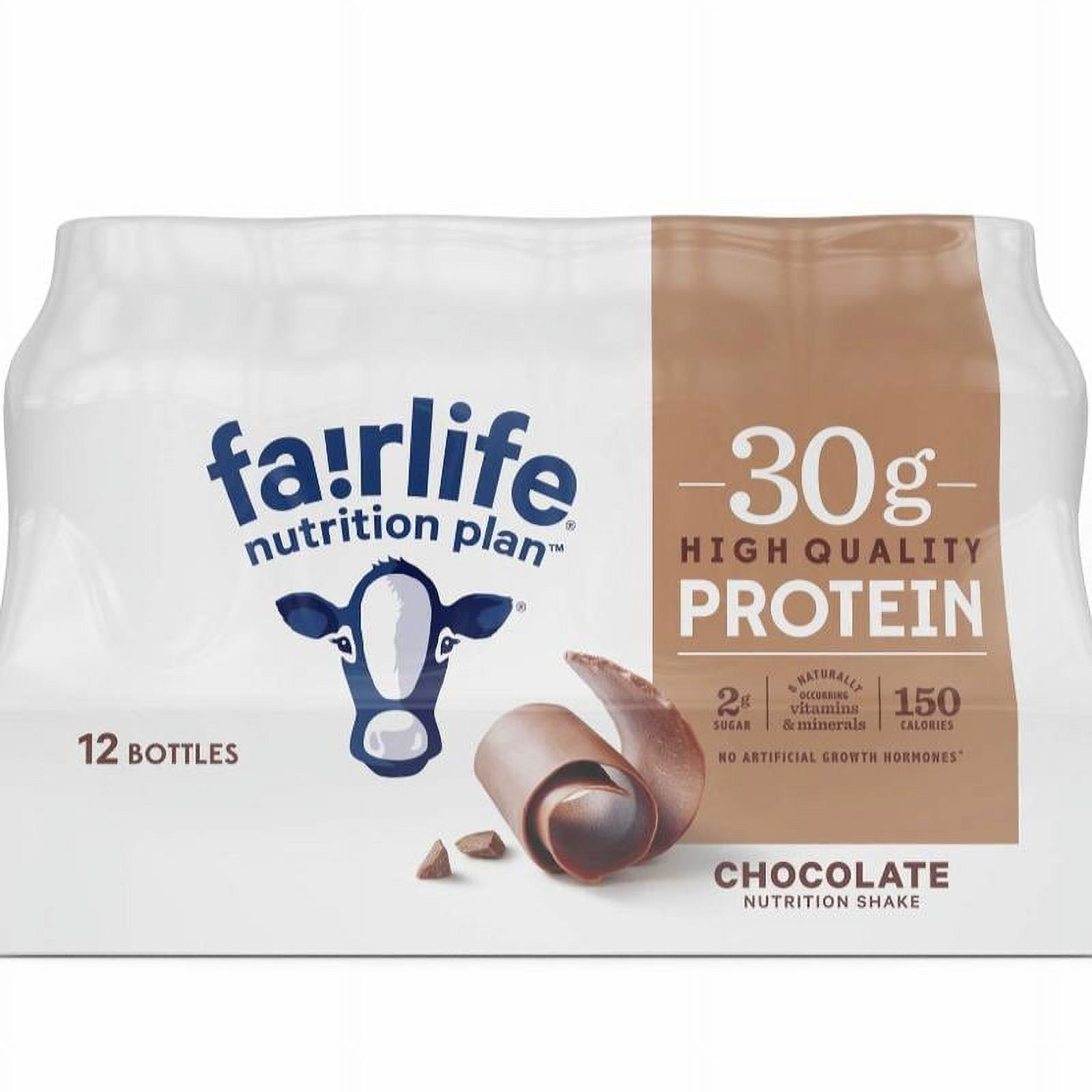 Fairlife Nutrition Plan High Protein Chocolate 30g Shake, Gelatin Free ...