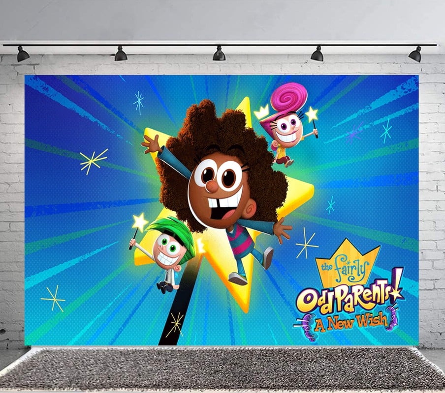 Fairly OddParents A New Wish Backdrop Banner Party Supplies Poster ...