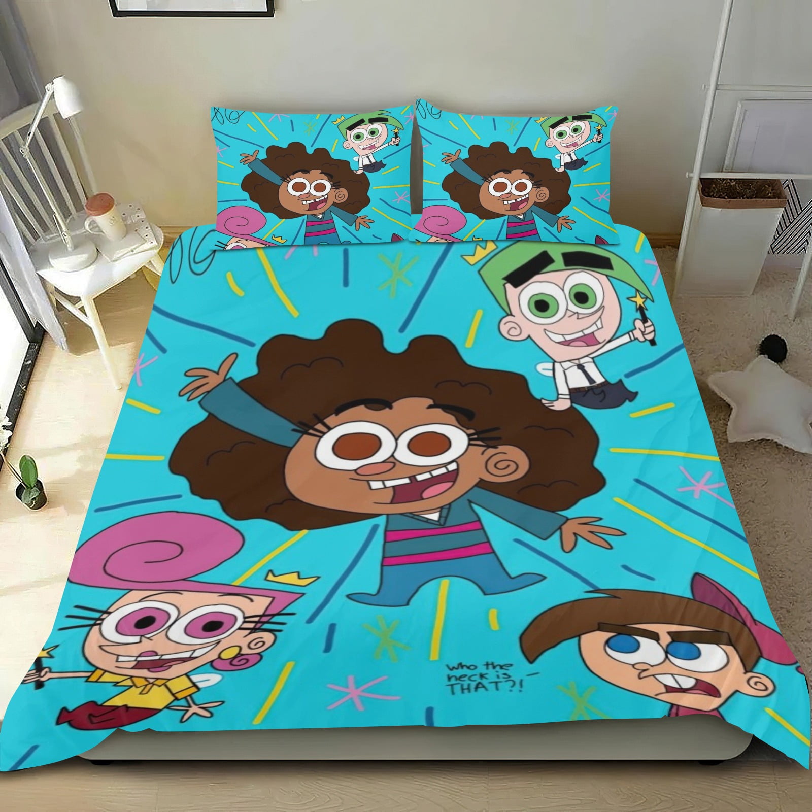Fairly OddParents A New Wish Themed Bed Sheet Set Three Piece Set 36x75 ...