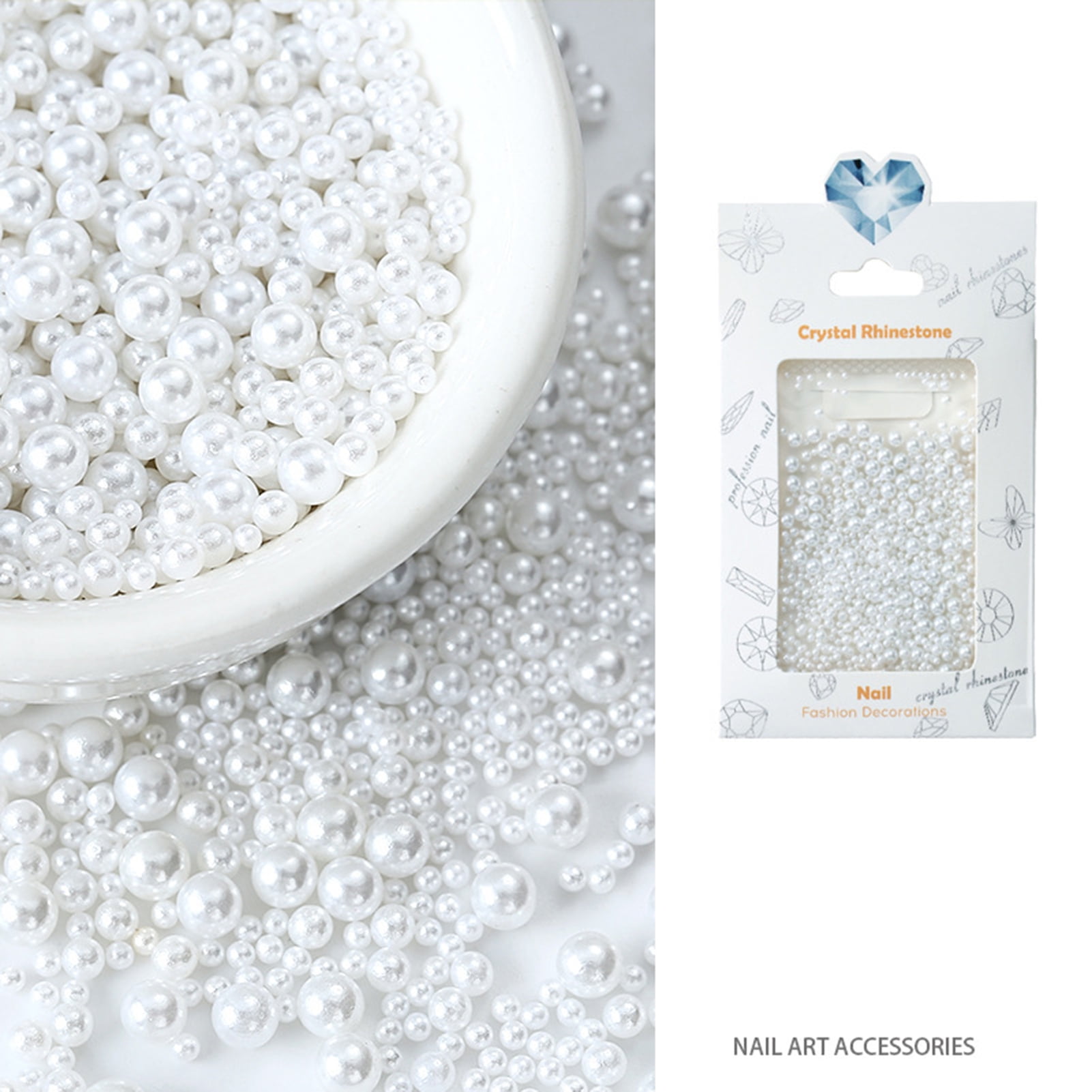 Fairnull 1 Bag Nail Decoration Shiny Stunning Visual Effect Vivid Color ...