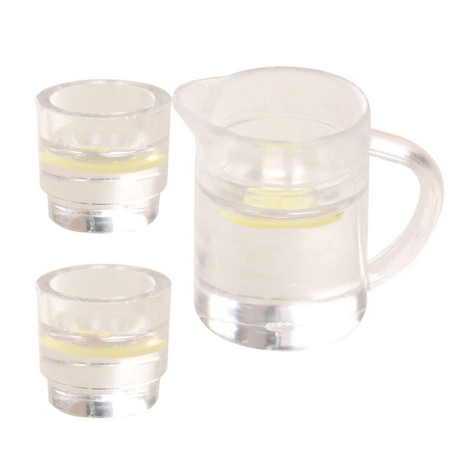 Fairnull 1 Set 1/12 Scale Miniature Dollhouse Drinks Set Lemonade ...