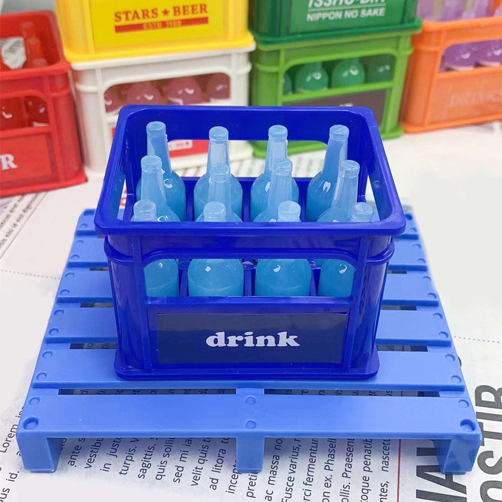 Fairnull 1 Set Bottle Model Set Realistic High Simulation Burr-free ...