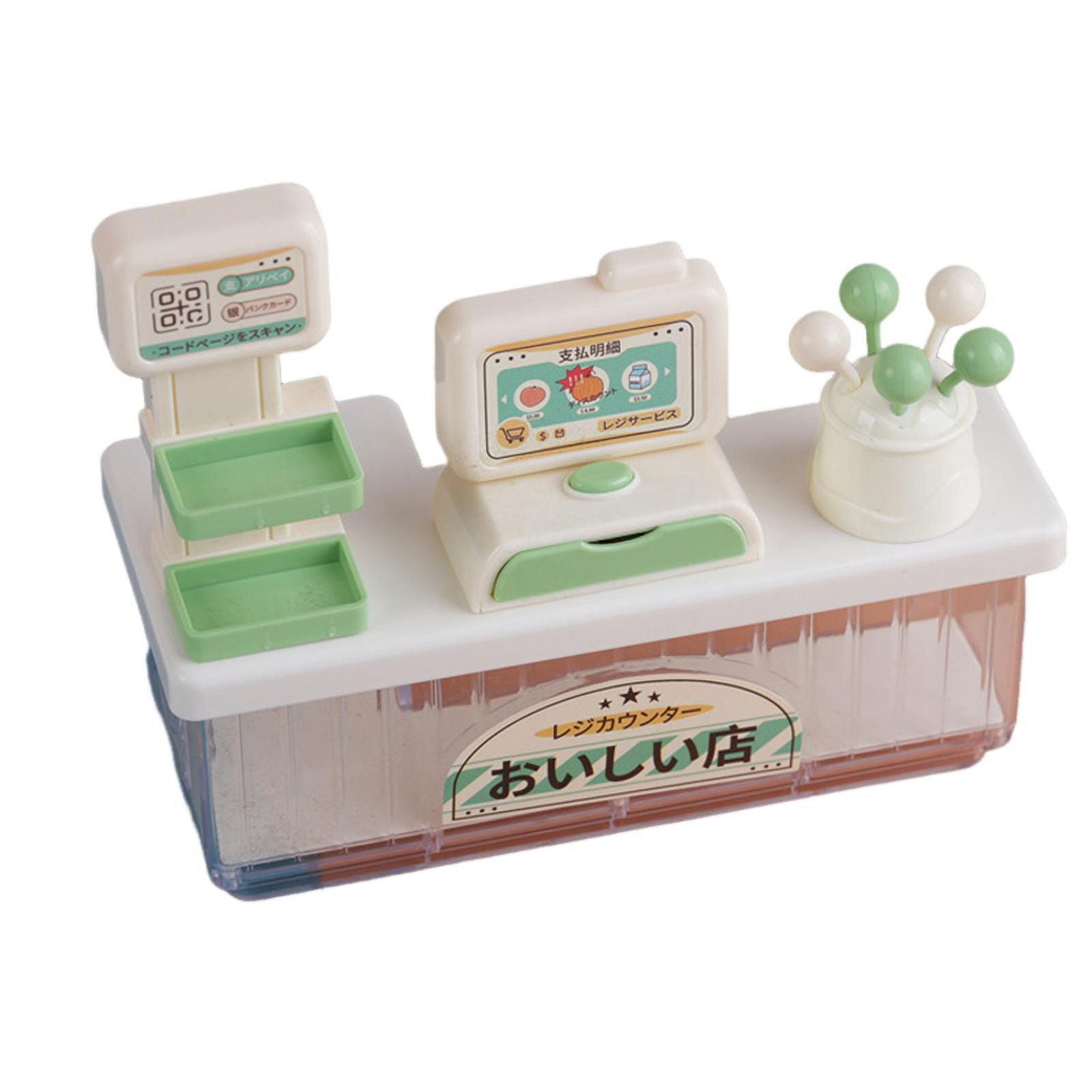 Fairnull 1 Set Cash Register Model Realistic Dollhouse Mini Counter Toy ...