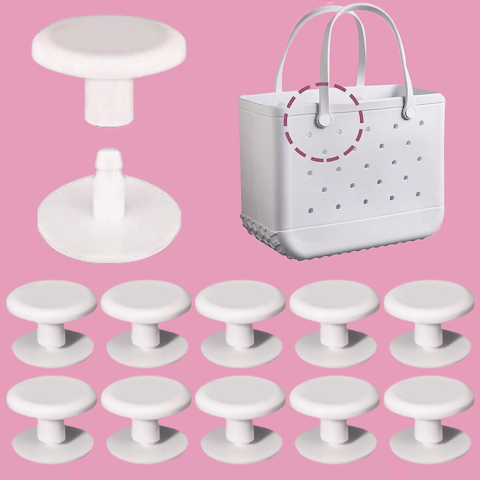 Fairnull 10Pcs Beach Bag Rivets Simple Installation Stable Fixing ...