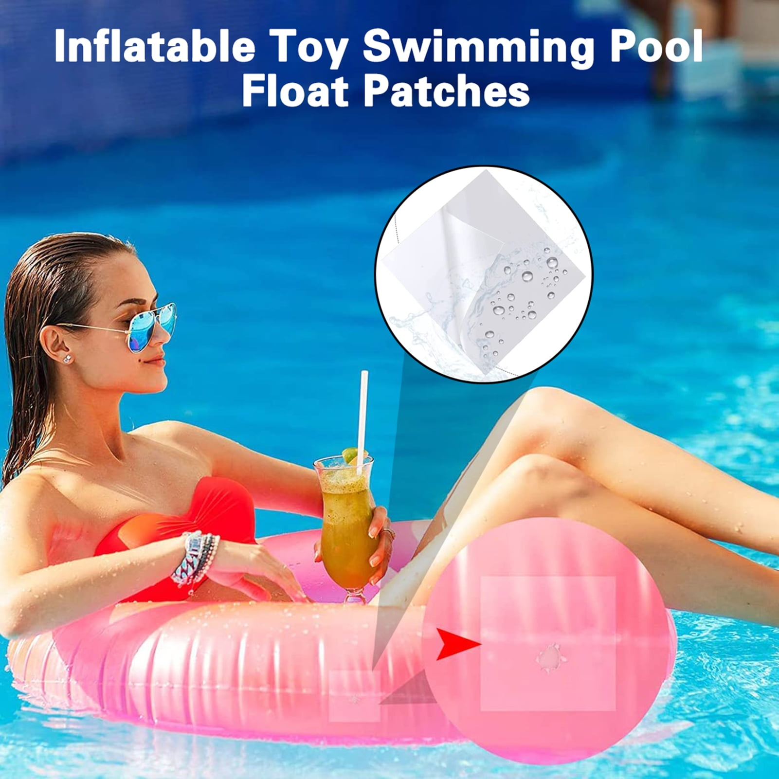 Fairnull 10Pcs Repair Patches High Viscosity Waterproof Transparent TPU Tape Professional ...