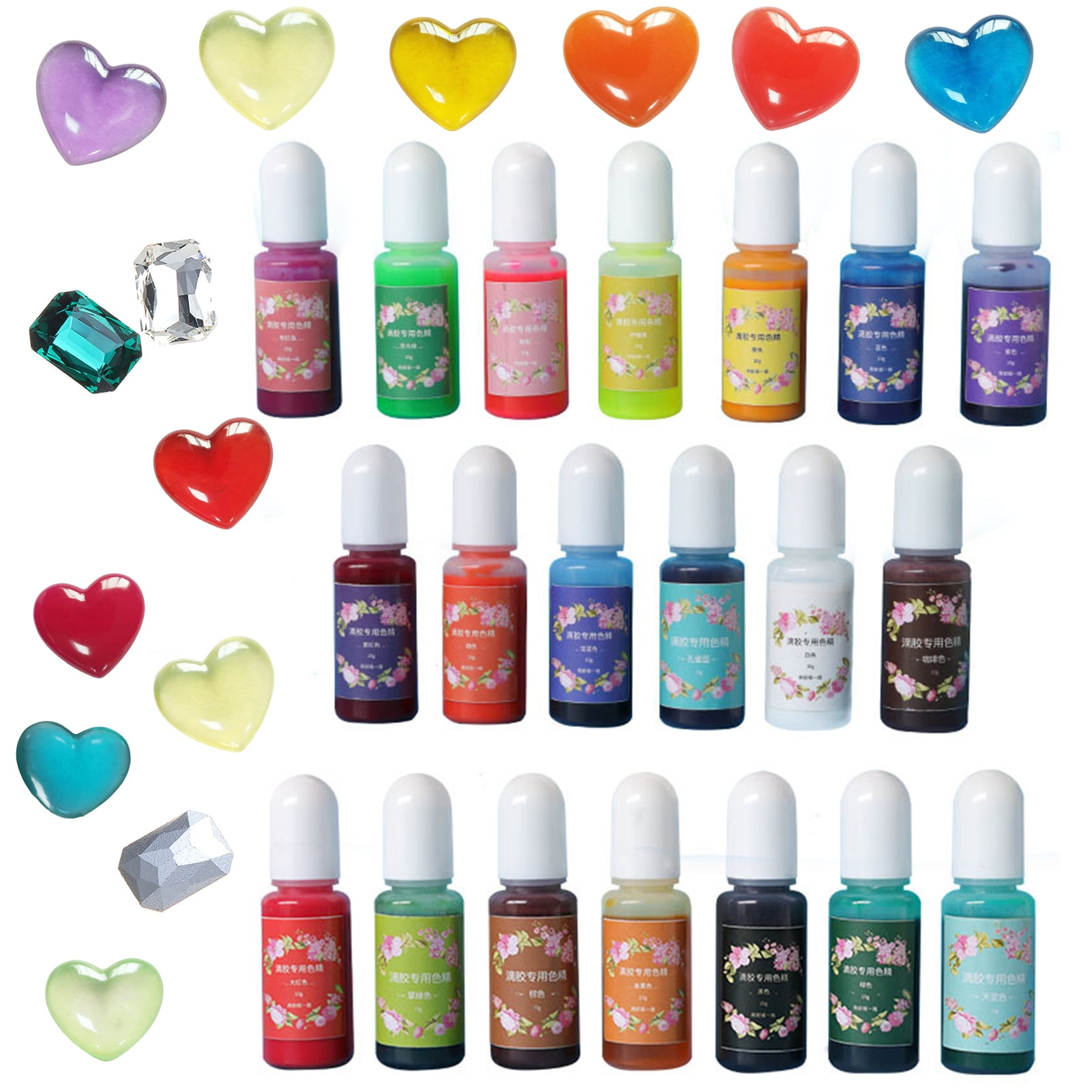 Fairnull 10ml Resin Epoxy Colorant Highly Permeable Resin Art Paint ...