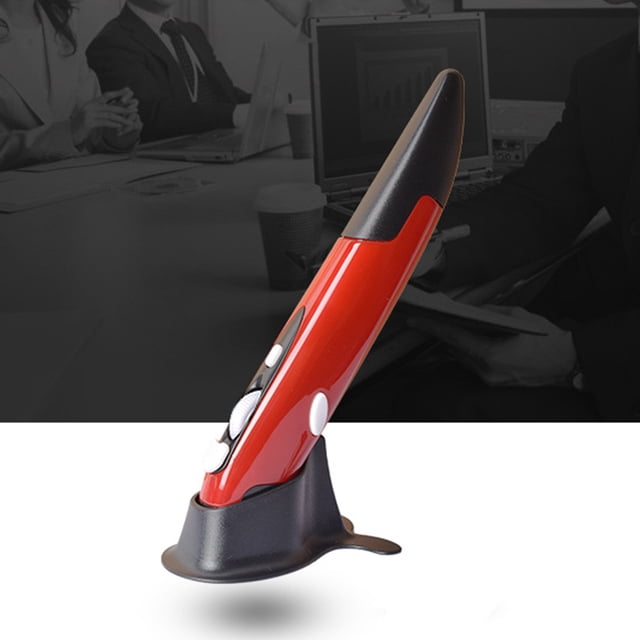 Fairnull 2.4Ghz 800/1200/1600 DPI Vertical Pen-Shaped Wireless Optical ...