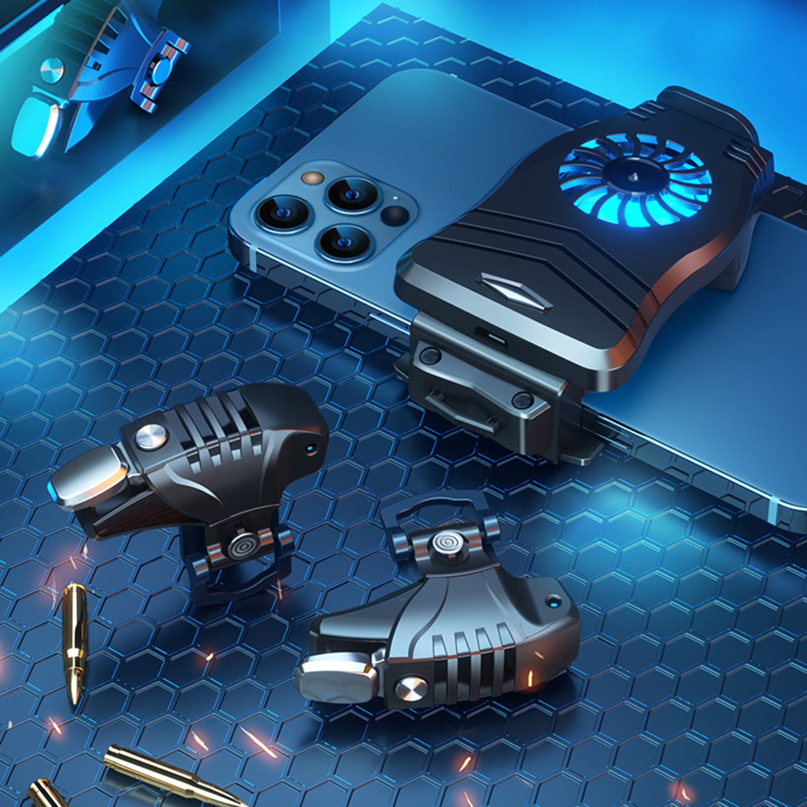 Fairnull 2Pcs G3 Mobile Shooting Games Controller Buttons Joystick ...
