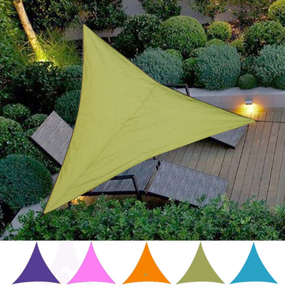 Fairnull 300cm Outdoor Triangle Sun Shelter Sunshade Tent Canopy Garden ...