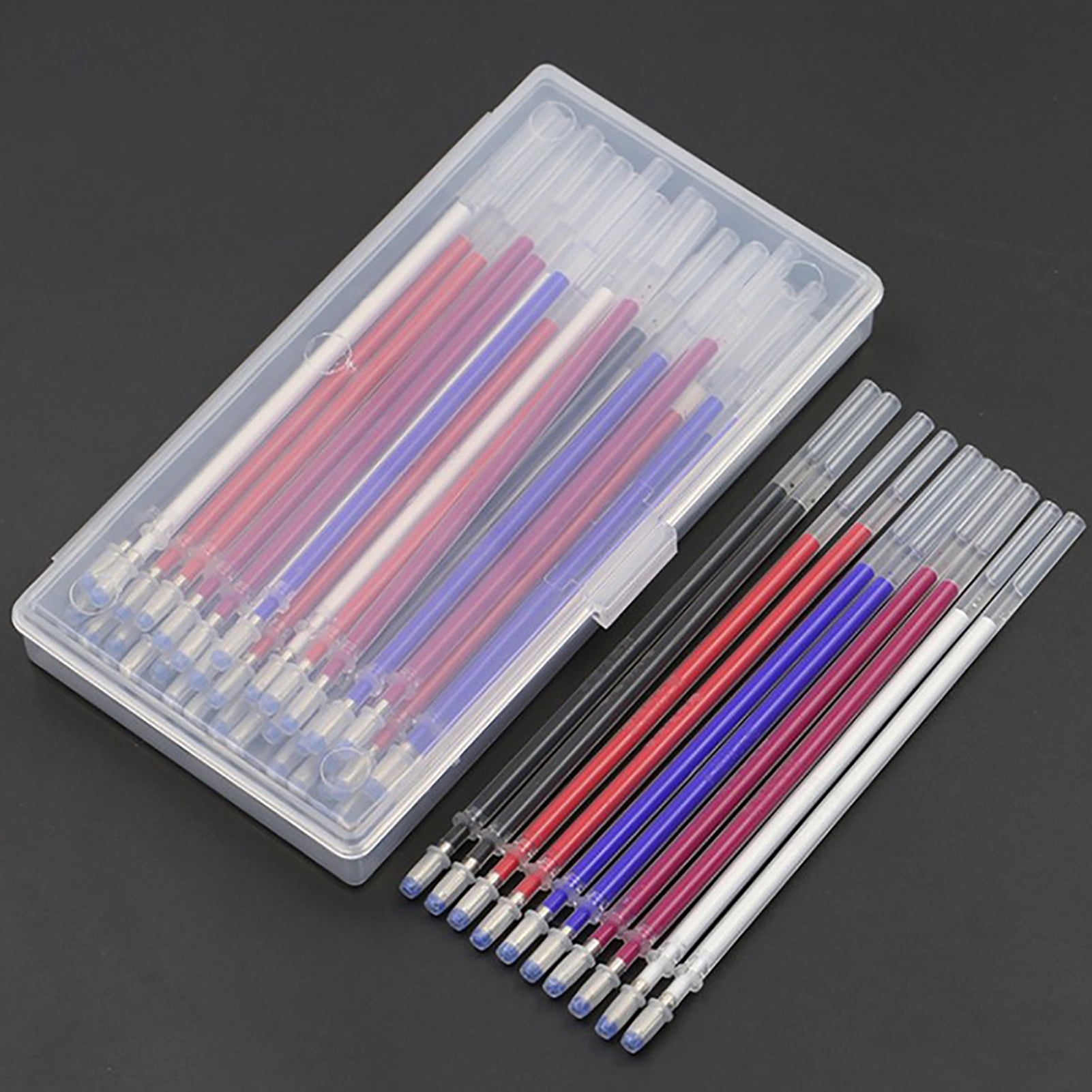 Fairnull 40Pcs Fabric Marker Pen Refill High Temperature Disappearing ...