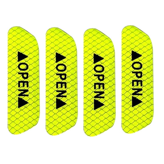Fairnull 4Pcs OPEN Car Vehicle Door Reflective Safety Mark Warning ...