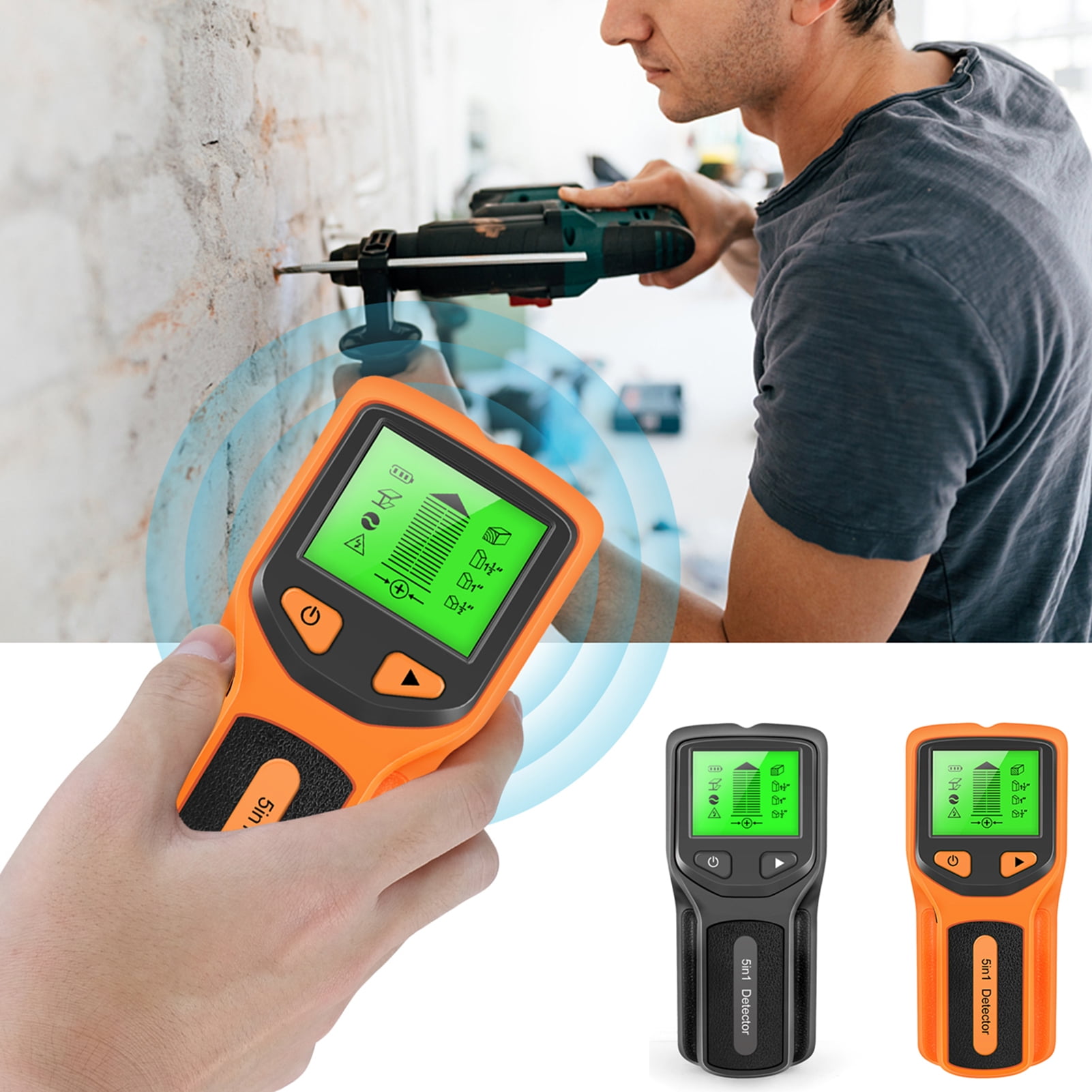 Fairnull 5 In 1 Multi-purpose Stud Finder Precise Positioning Ergonomic ...