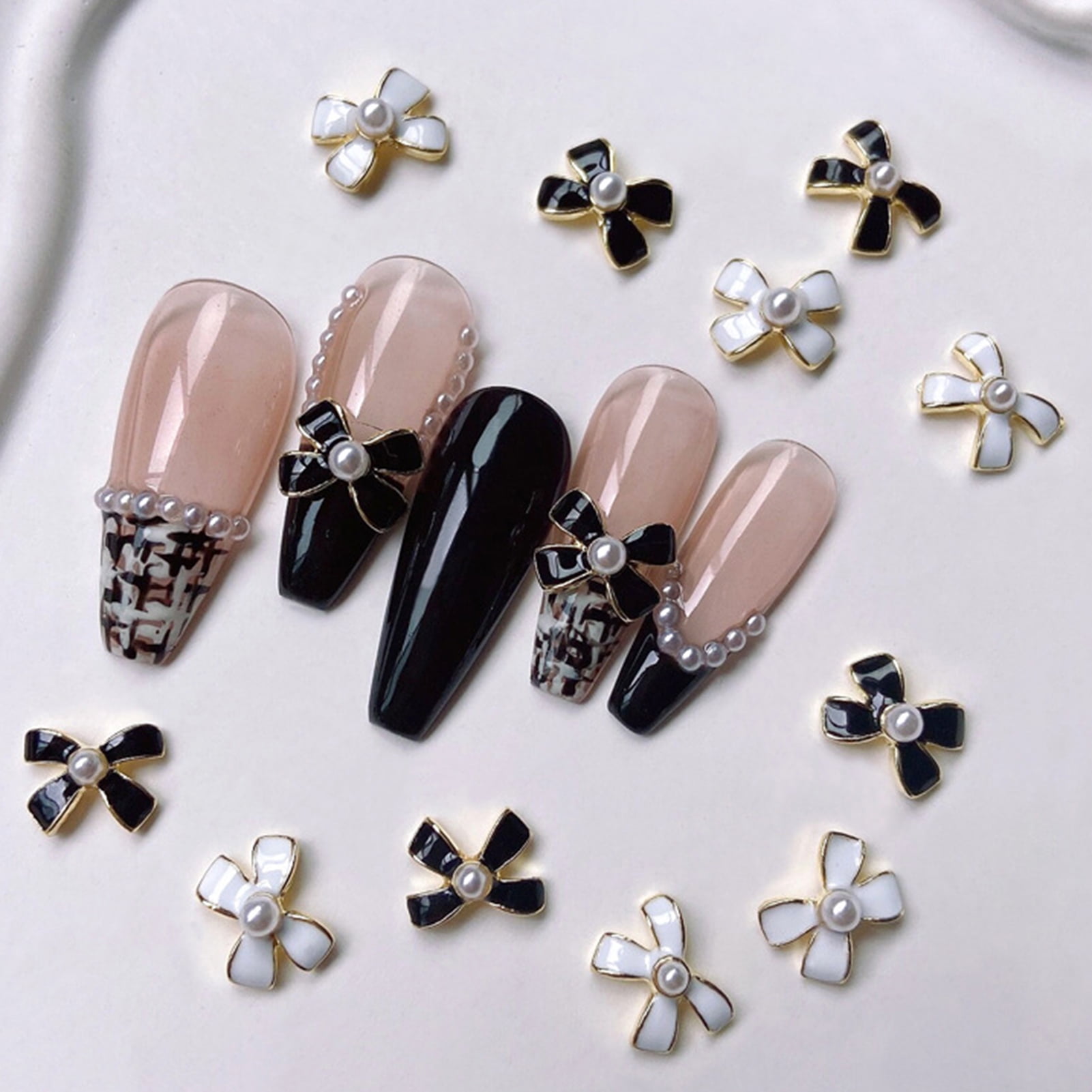 Fairnull 5Pcs Nail Ornaments Shiny Stunning Visual Effect Creative ...