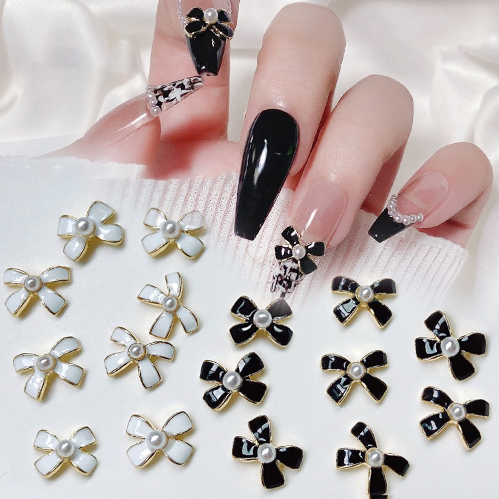 Fairnull 5Pcs Nail Ornaments Shiny Stunning Visual Effect Creative ...