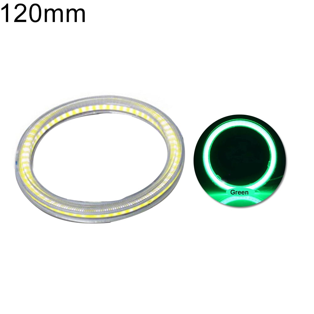 Fairnull 60mm-120mm Car Vehicle Universal COB Angel Eye LED Ring Light ...