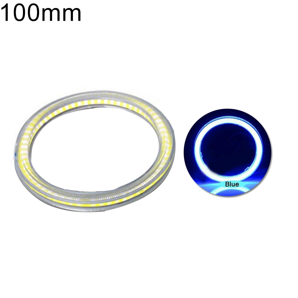 Fairnull 60mm-120mm Car Vehicle Universal COB Angel Eye LED Ring Light ...
