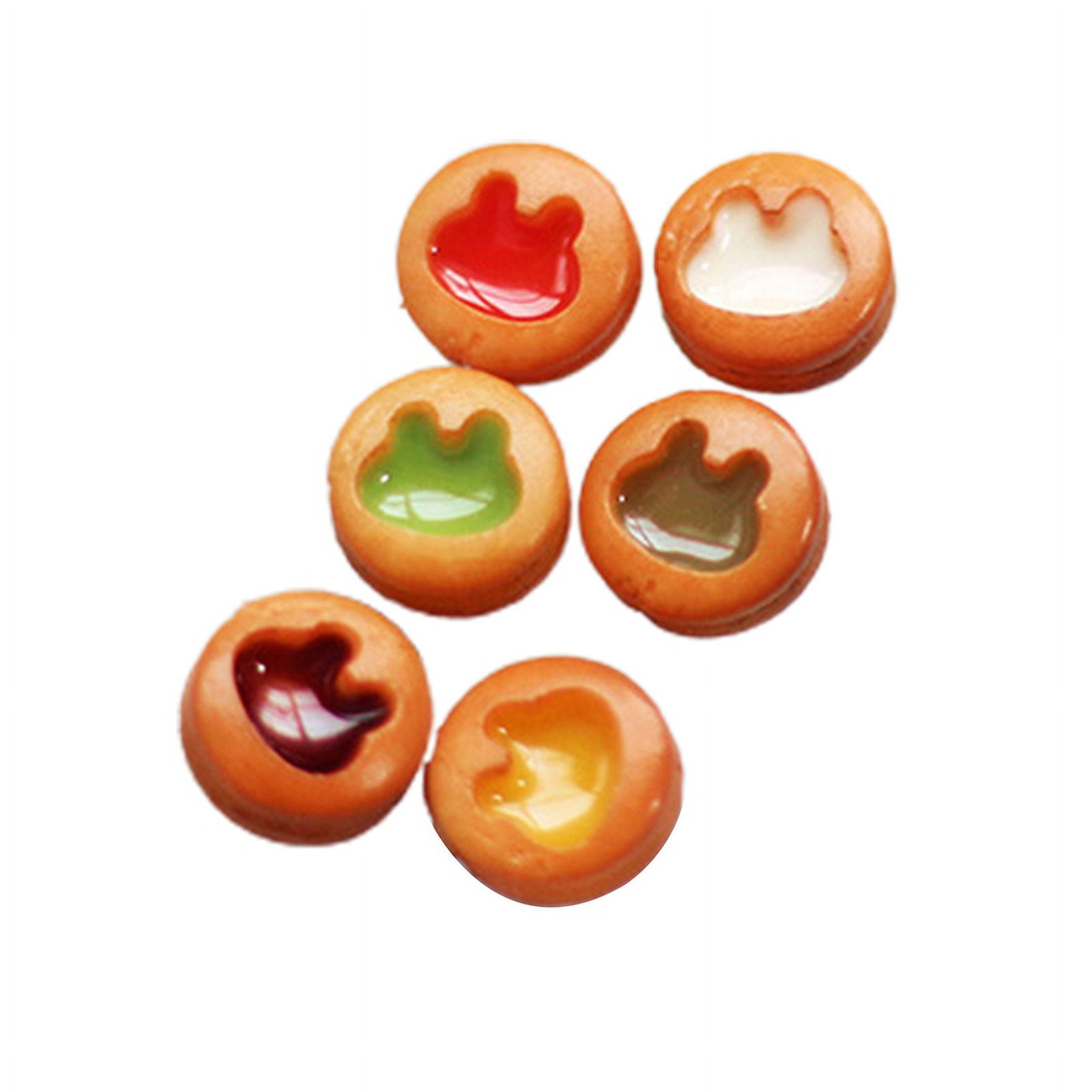 Fairnull 6Pcs Miniature Cookies High Reduction Degree 3D Shooting Props ...