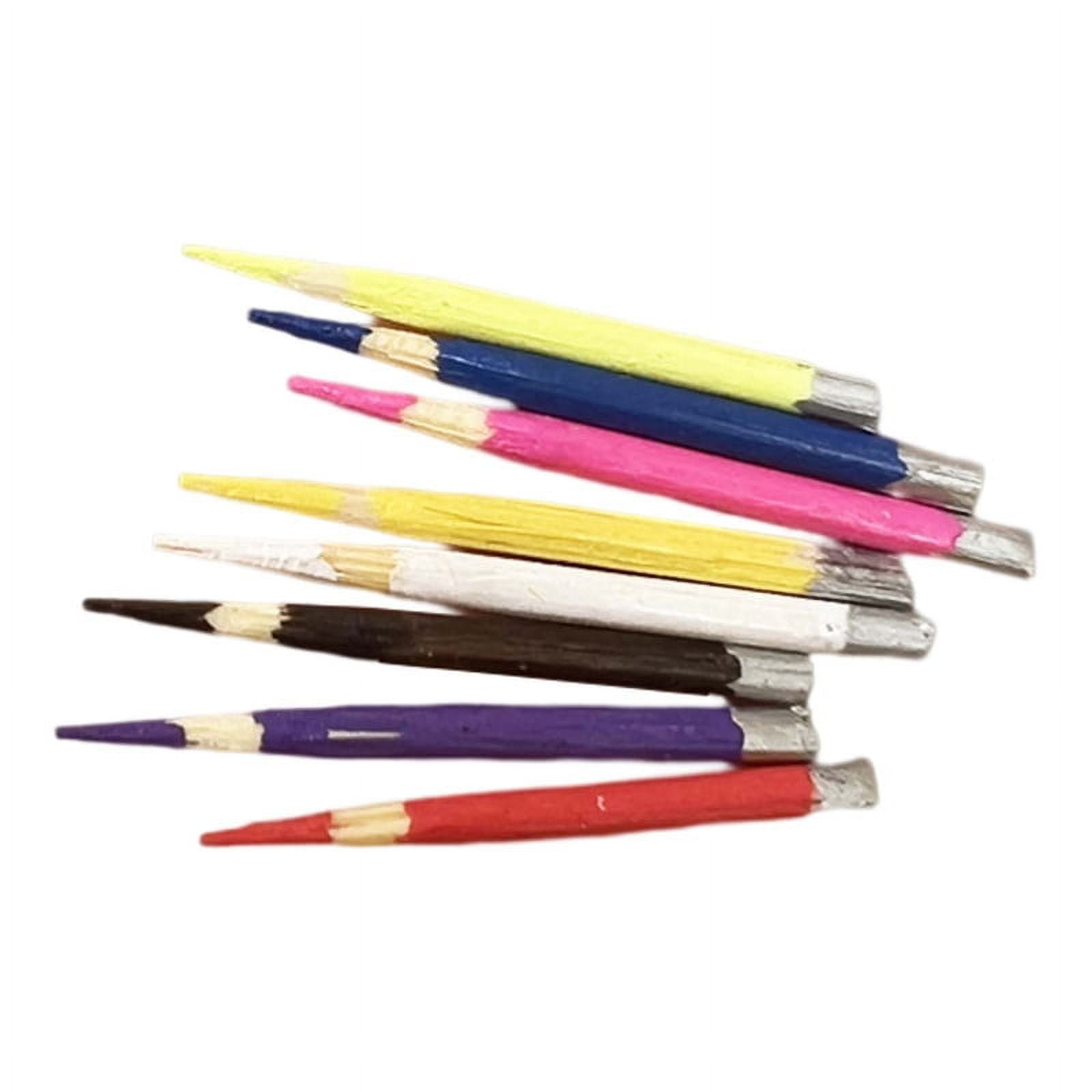 Fairnull 8Pcs Dollhouse Pencil High Reduction Fadeless Anti-crack ...