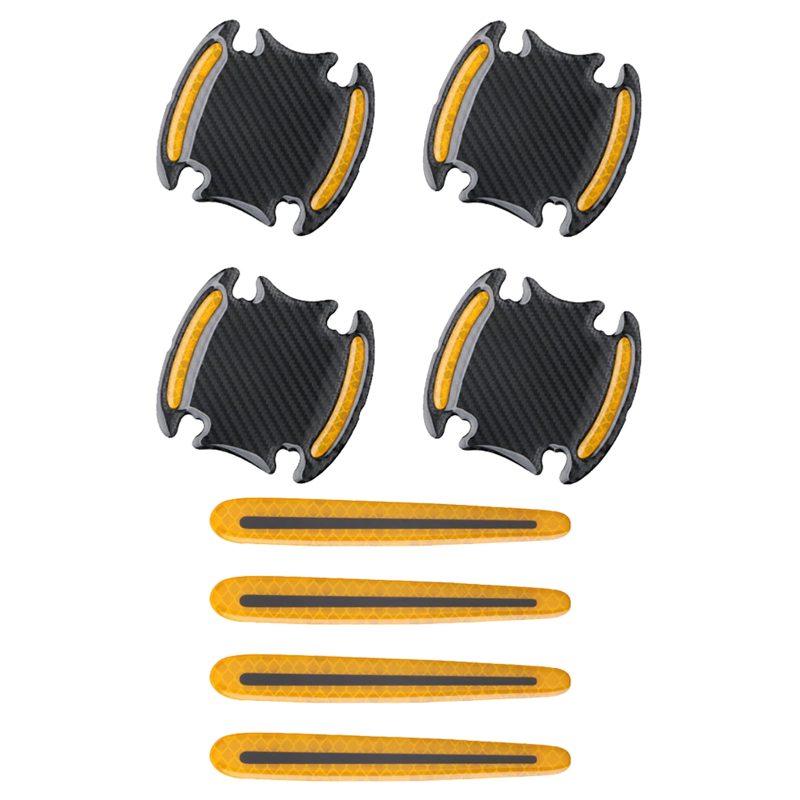 Fairnull 8Pcs/Set Door Handle Sticker 3D Effect Scratch Protection ...