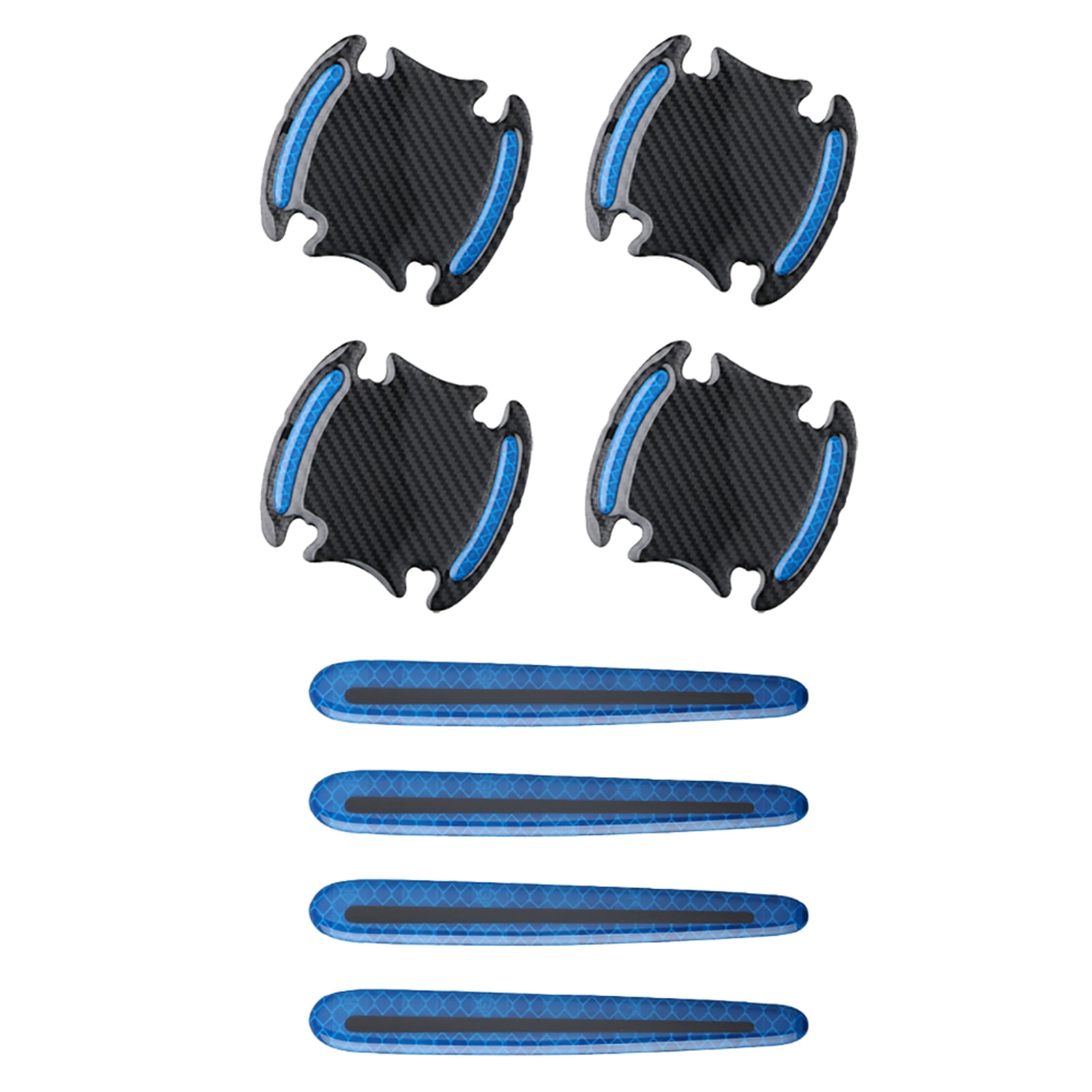 Fairnull 8Pcs/Set Door Handle Sticker 3D Effect Scratch Creative Epoxy ...