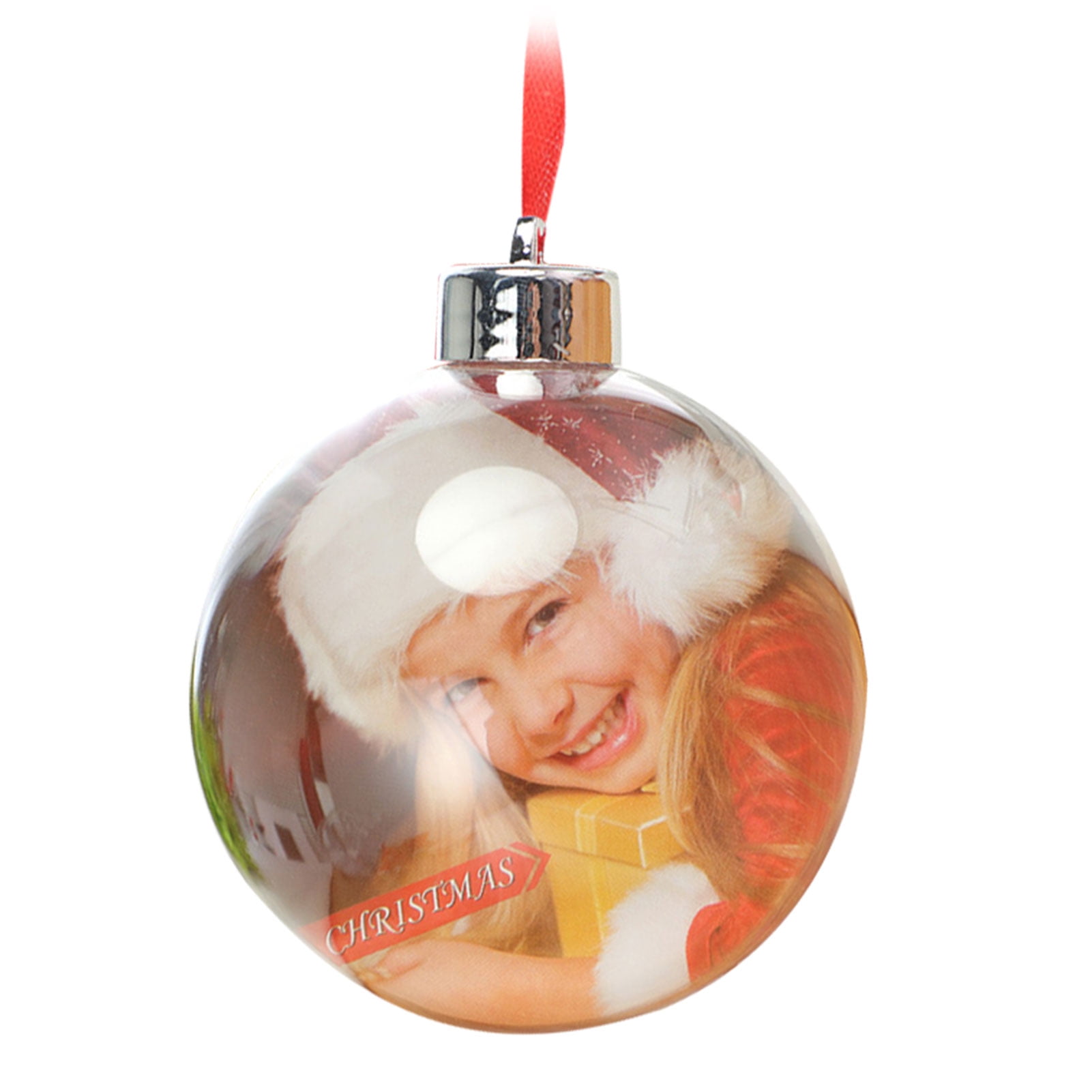 Fairnull 8cm/10cm Christmas Ball Snap-On with Threaded Cap Delicate ...