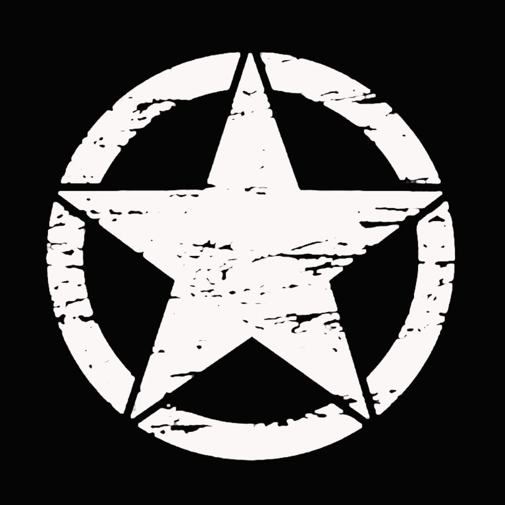 Fairnull Army Star Graphic Vinyl Car Styling Window Engine Hood ...
