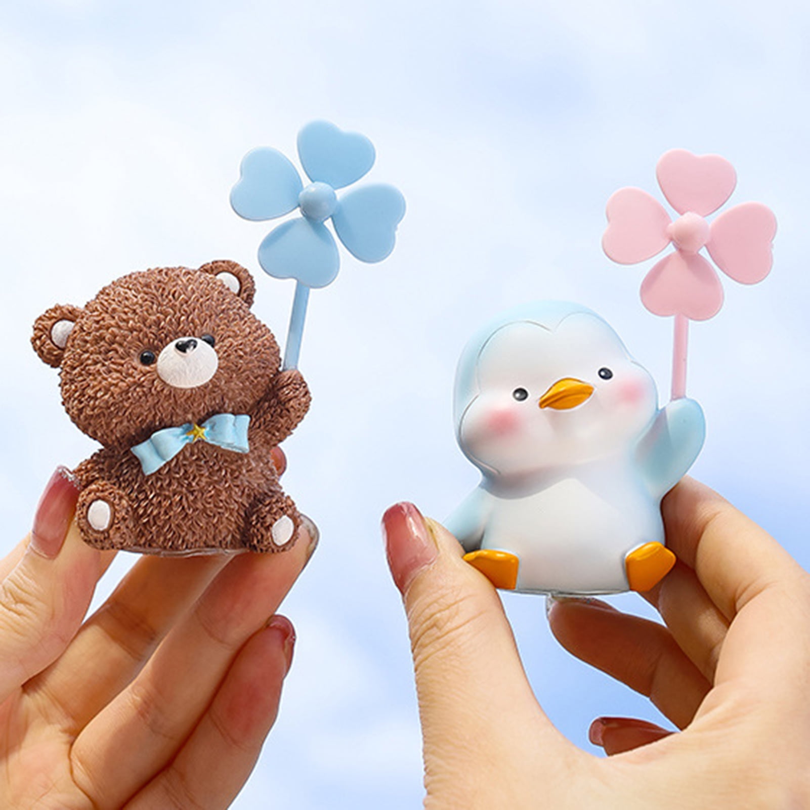 Fairnull Bike Animal Decoration with Rotating Windmill Adorable Appearance Waterproof Animal ...